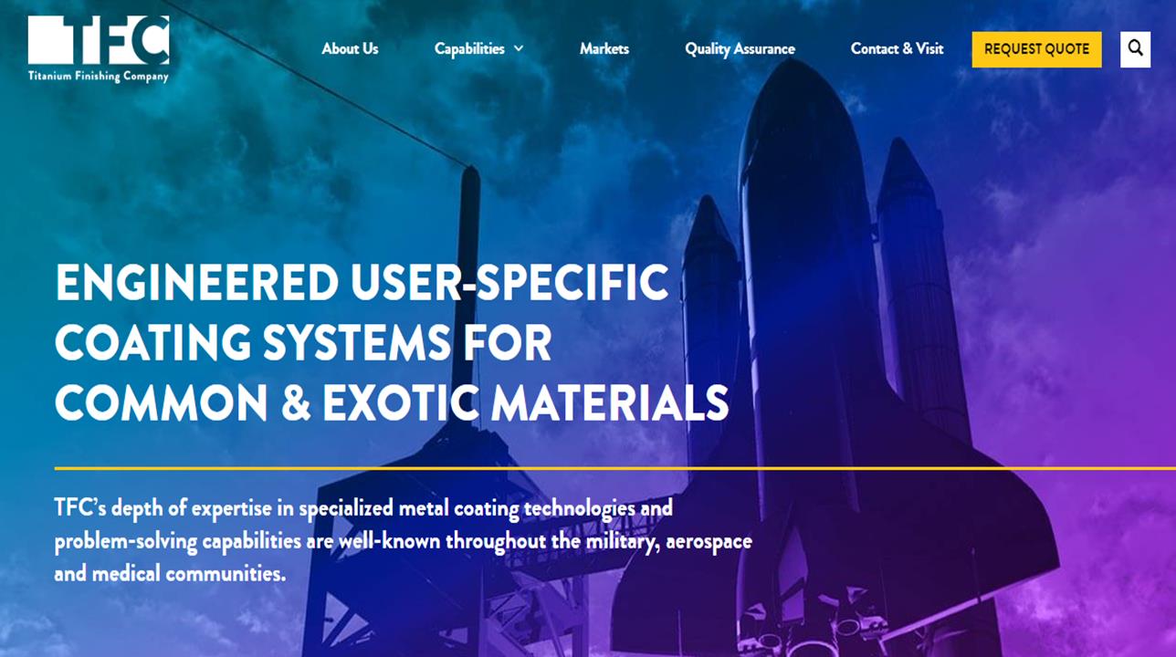 Titanium Finishing Company | Aluminum Anodizing